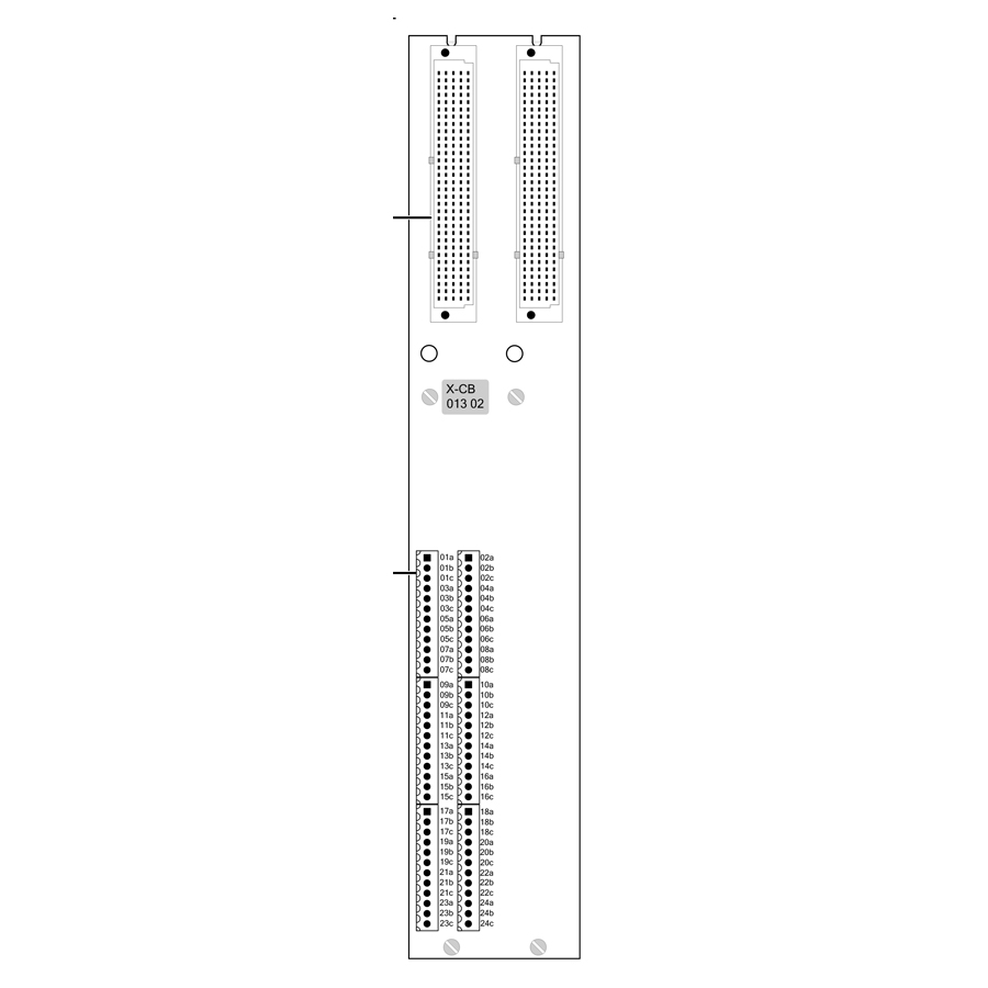 X-CB 013 02 | HIMA | Redundant Connector Board with Screw Terminals